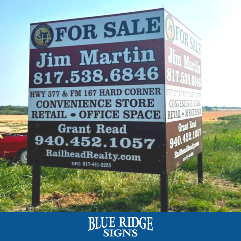 Blue Ridge Signs | Real Estate and Construction Signs - Blue Ridge Signs